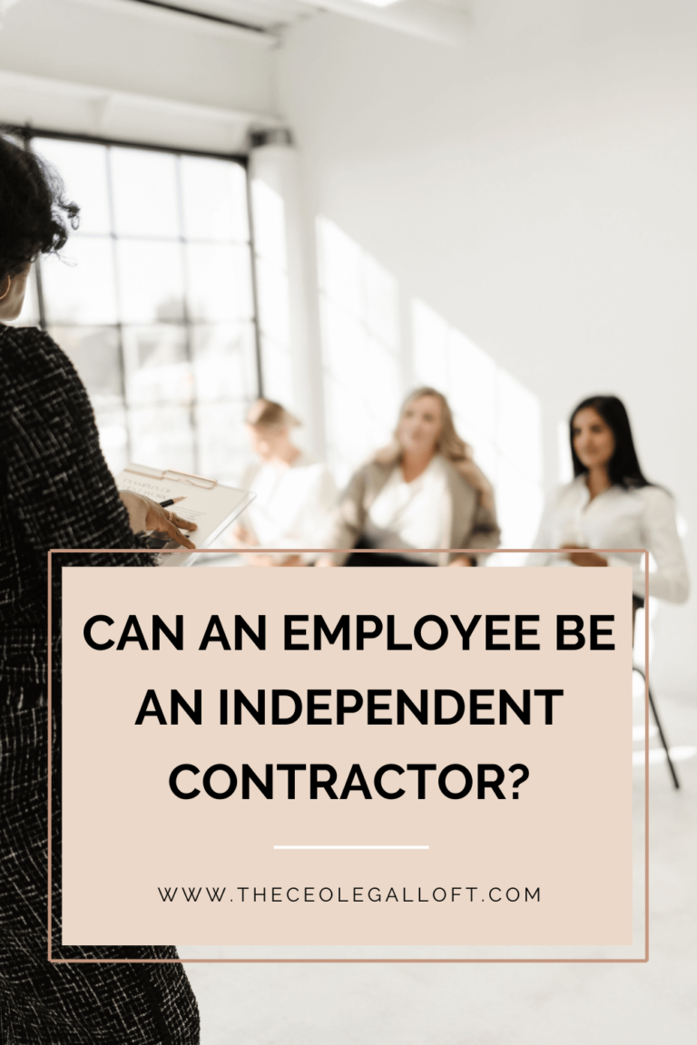 Can an employee also be an independent contractor? | Employee ...