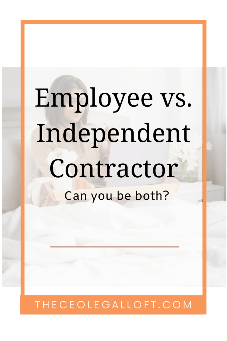 Can an employee also be an independent contractor? | Employee ...