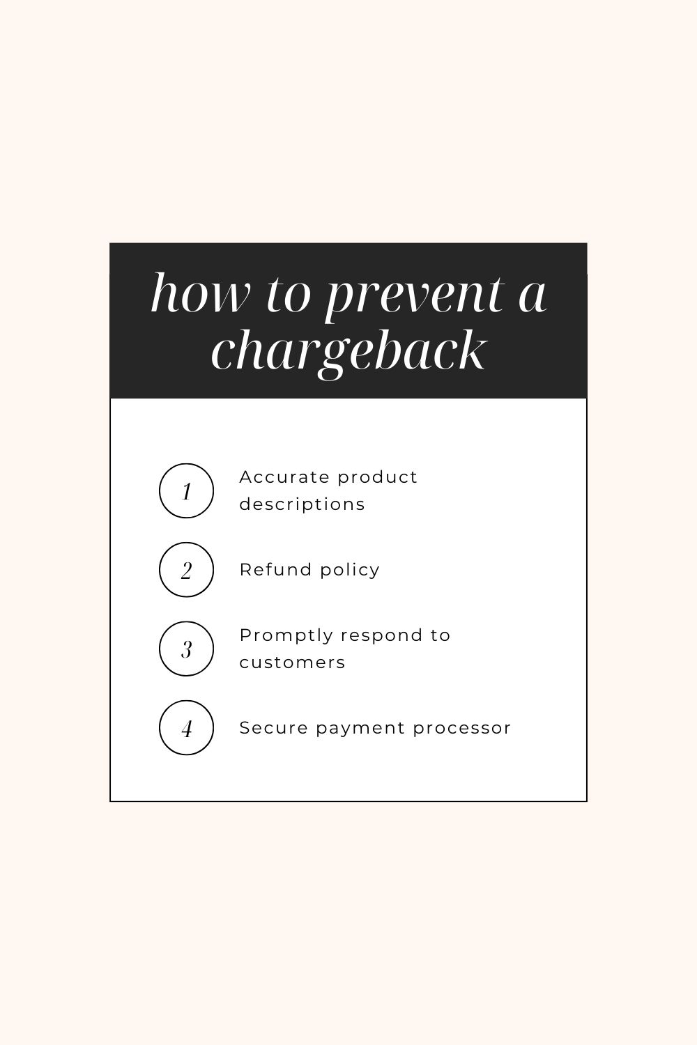 How to win a chargeback as a business - theceolegalloft.com
